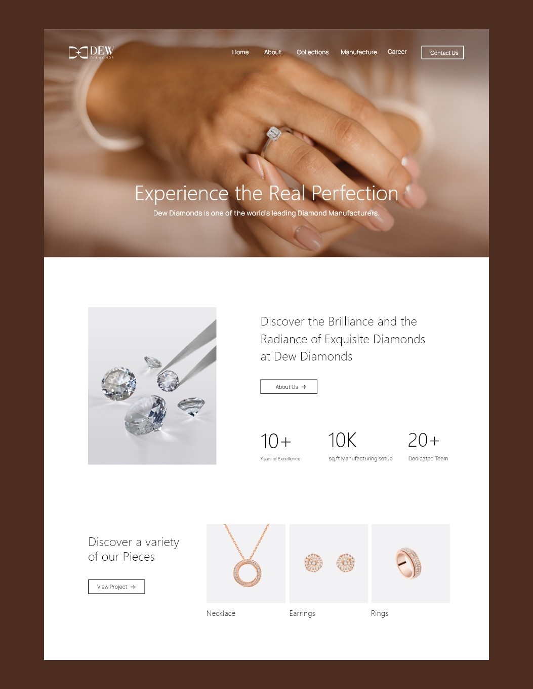 Dew Diamonds Case Study: Redefining a Unique Brand Identity