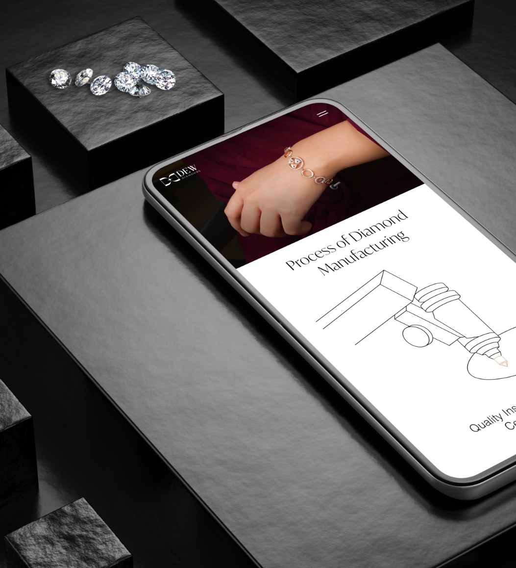 Dew Diamonds Case Study: Redefining a Unique Brand Identity