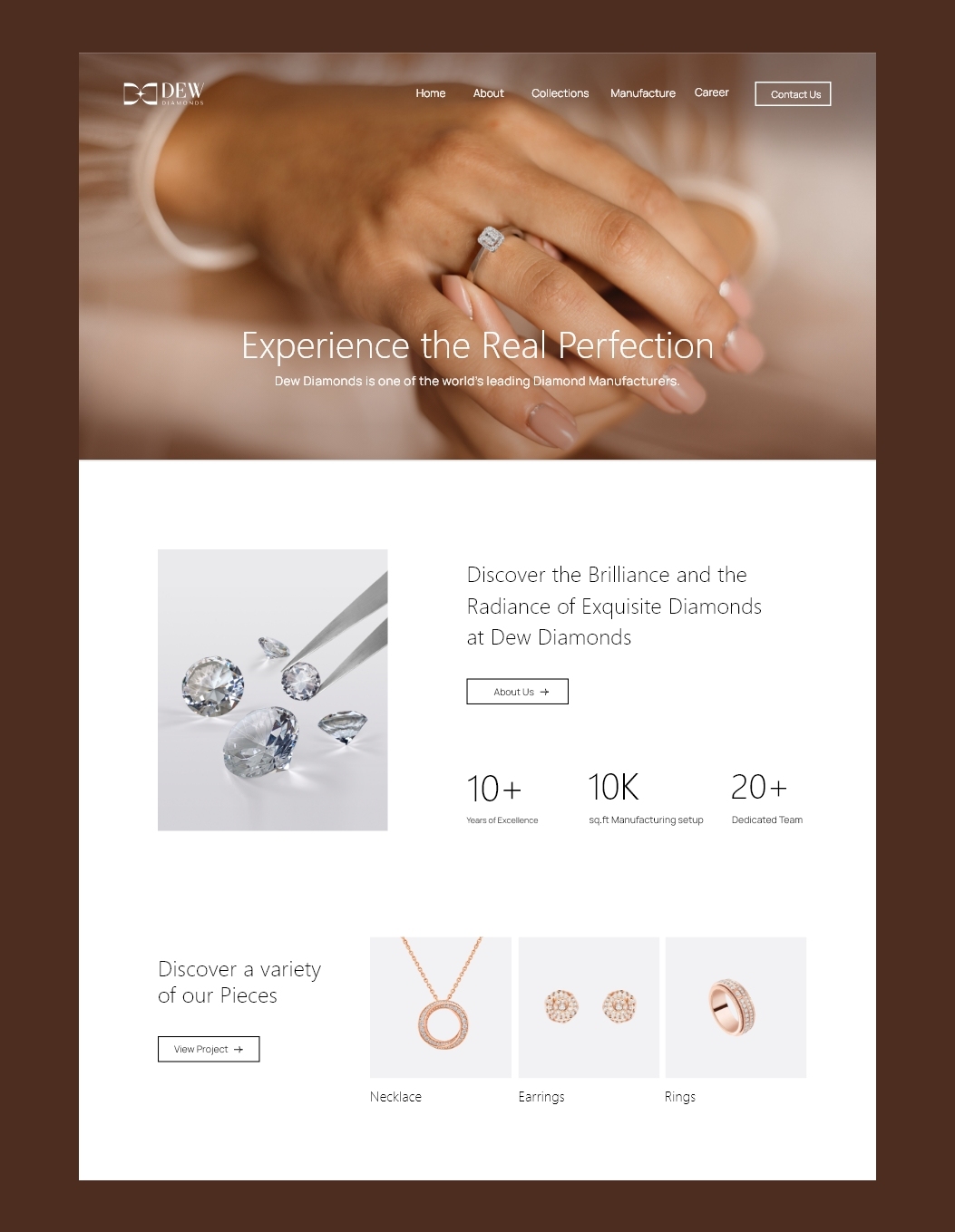 Dew Diamonds Case Study: Redefining a Unique Brand Identity